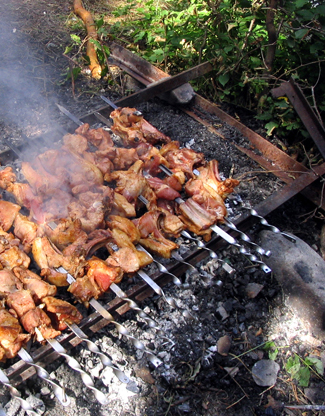 Expat Foodie: Extreme Barbecue at the dacha